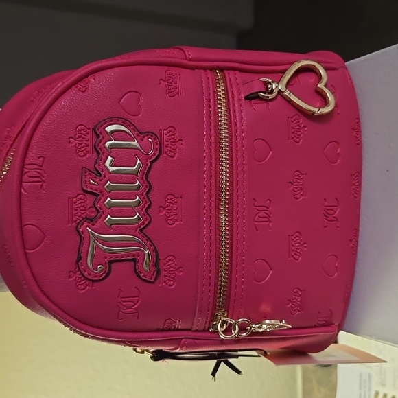 Juicy Couture | Bags | Juicy Couture Hot Pink Mini Backpack Nwt | Poshmark